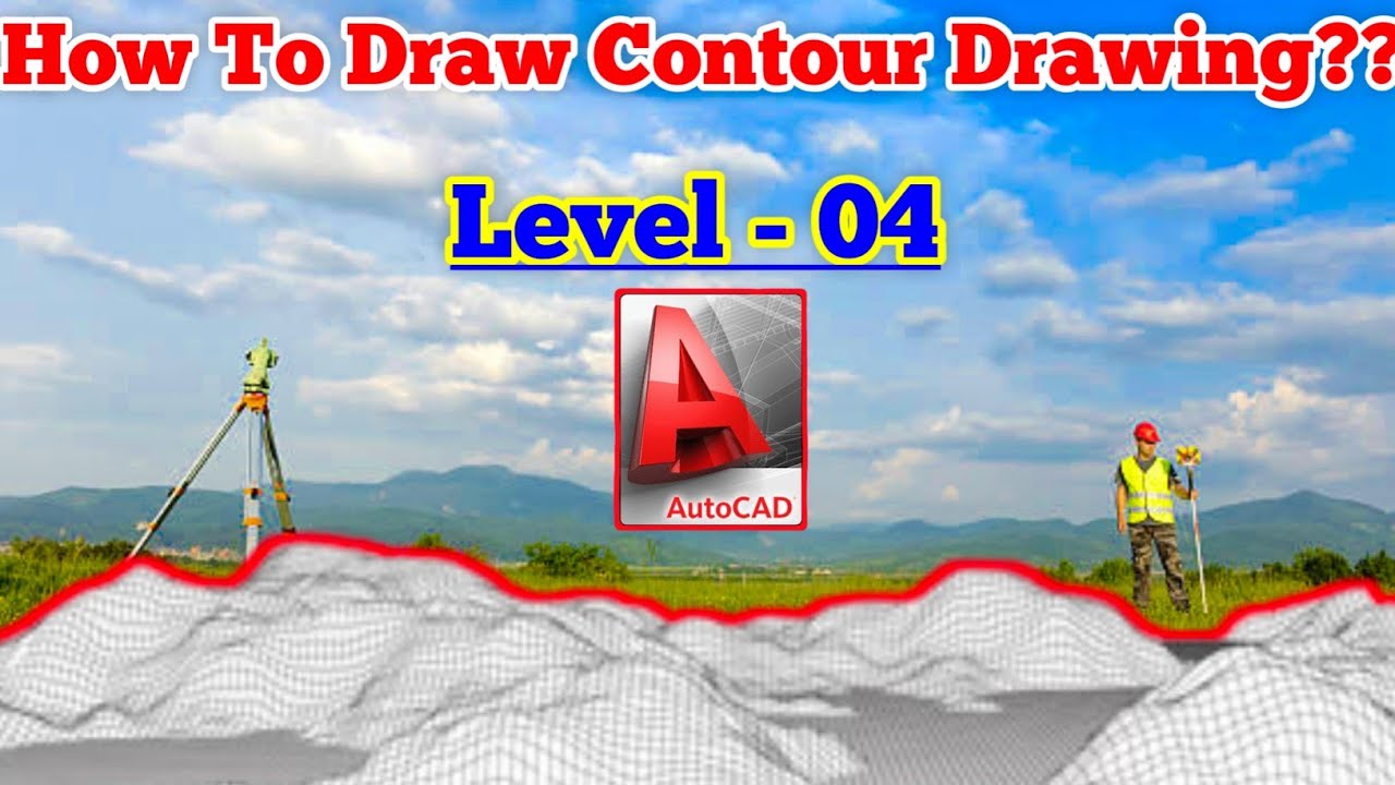 How To Draw Contour Drawing With Topo Data || Level - 04 - YouTube