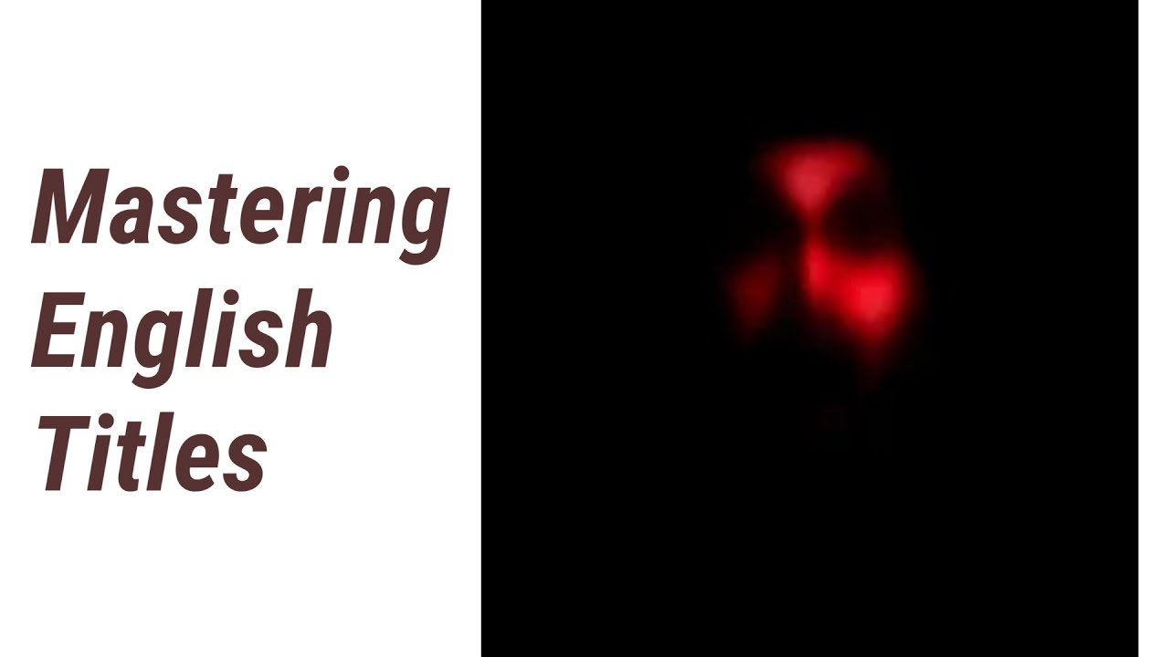 Addressing Titles and Names: The English Way - YouTube