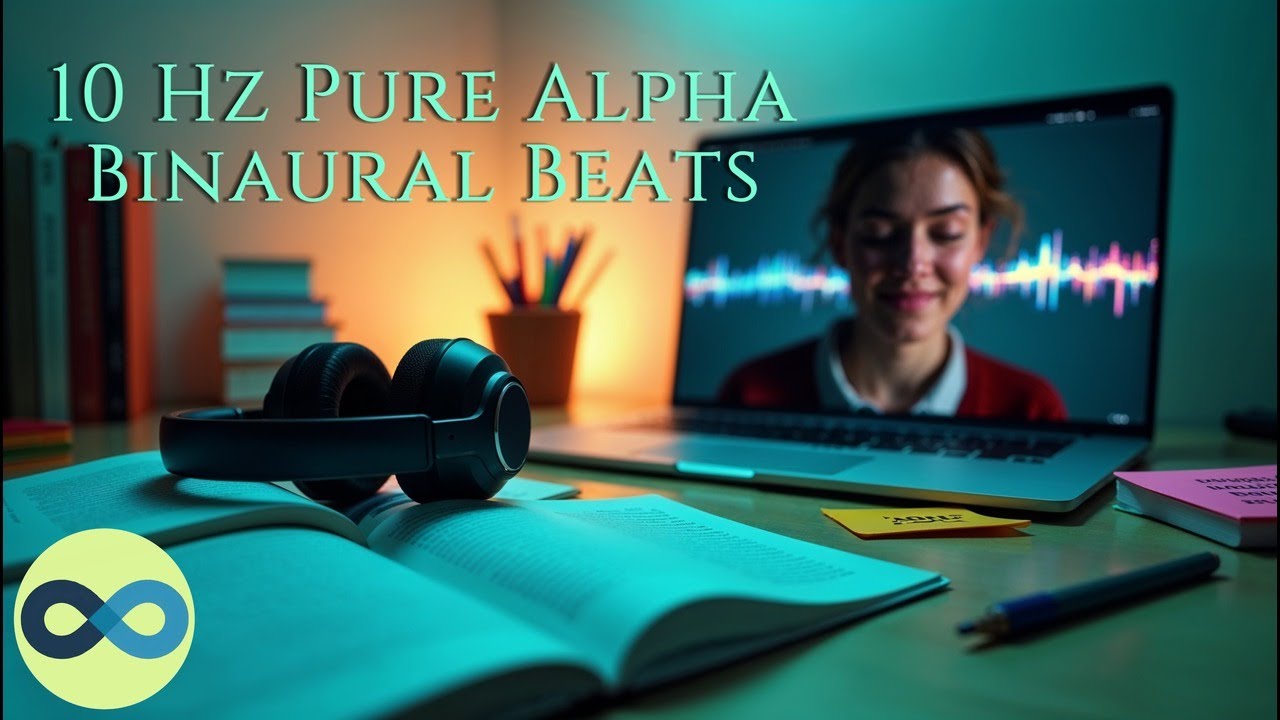 Pure 10 Hz Alpha Brainwave Binaural Beats for Enhance Focus, Study ...