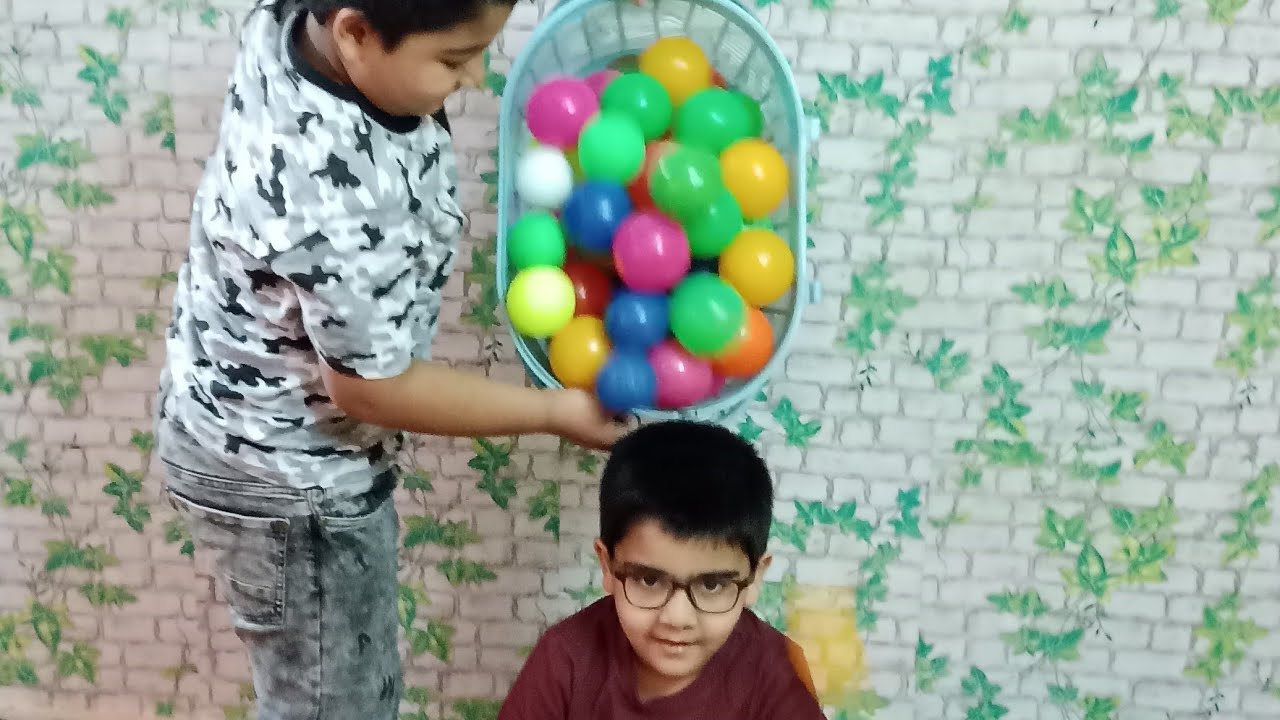 learn Colors with color balls - YouTube