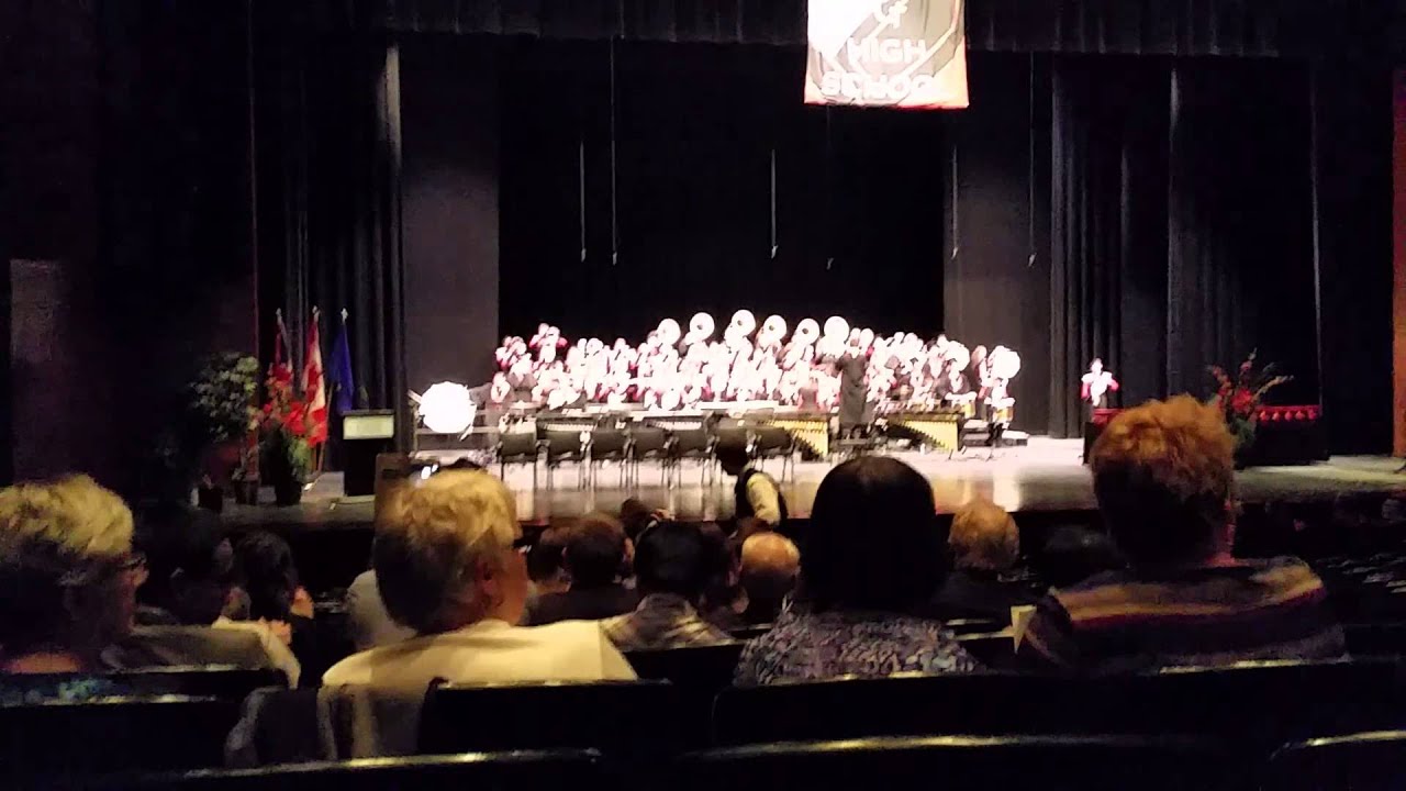 Bishop Grandin Marching Ghosts Grad Performance. - YouTube