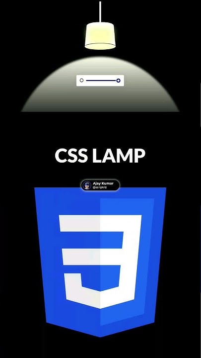Lamp Animation in CSS | #css #shorts #short #shortvideo #webdevelopment ...