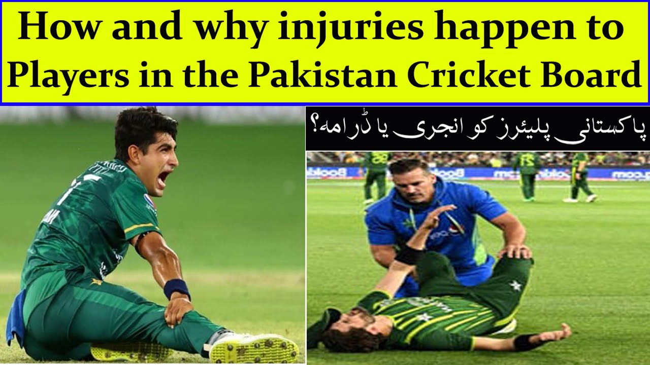 How and why injuries happen to players in the Pakistan Cricket Board ...