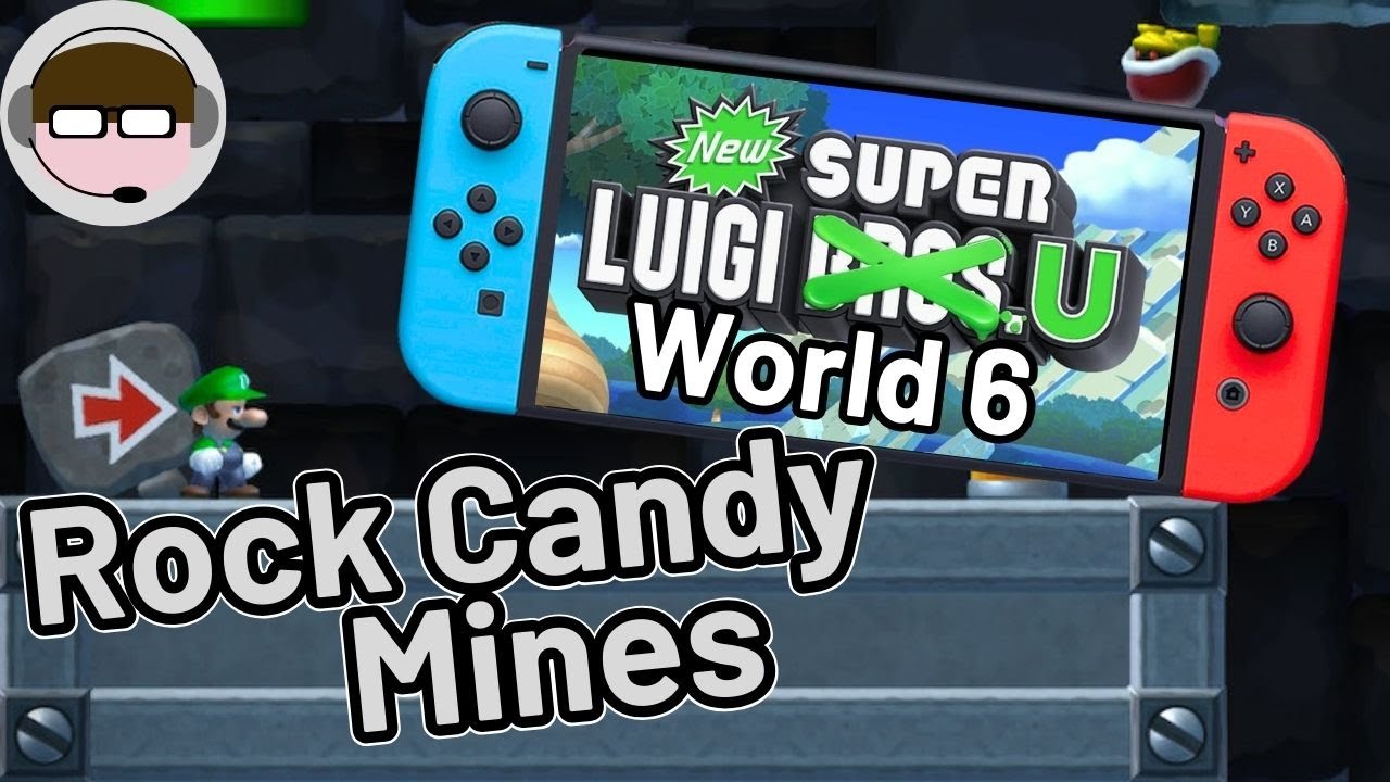 Rock Candy Mines - New Super Luigi U Deluxe World 6 -Nintendo Switch ...