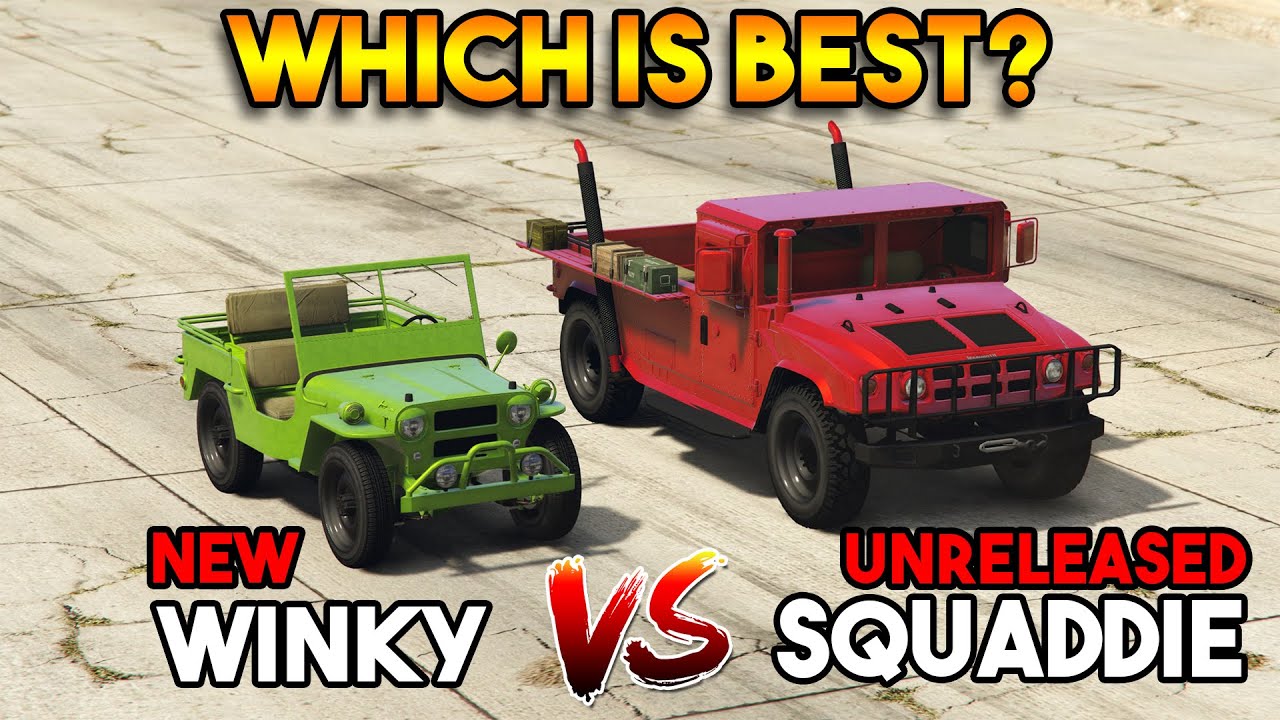 GTA 5 ONLINE : WINKY VS SQUADDIE (WHICH IS BEST?) - YouTube