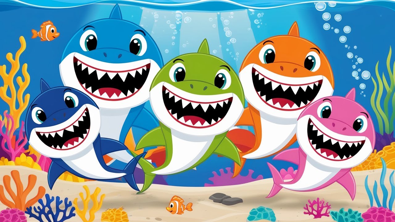 Baby Shark Groove Time 🦈 Non Stop Fun for Children - YouTube