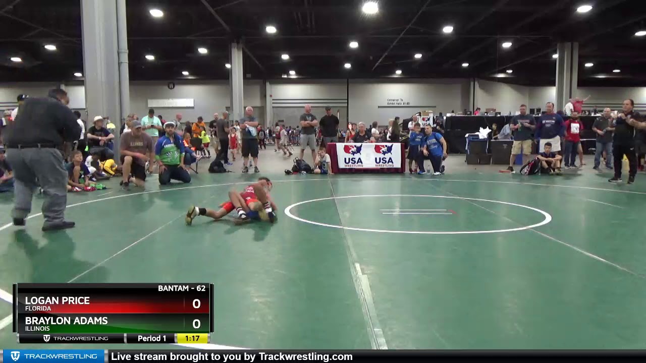 Bantam 62 Logan Price Florida Vs Braylon Adams Illinois - YouTube