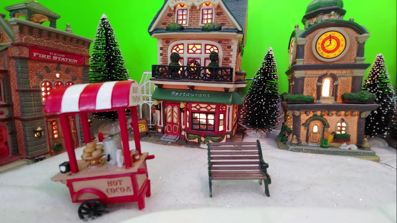 Green screen HD free stock restaurant and clock - YouTube