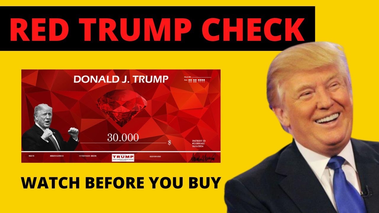 [RED TRUMP CHECK] - ((ALERT!!)) - TRUMP RED CHECK REVIEW - YouTube