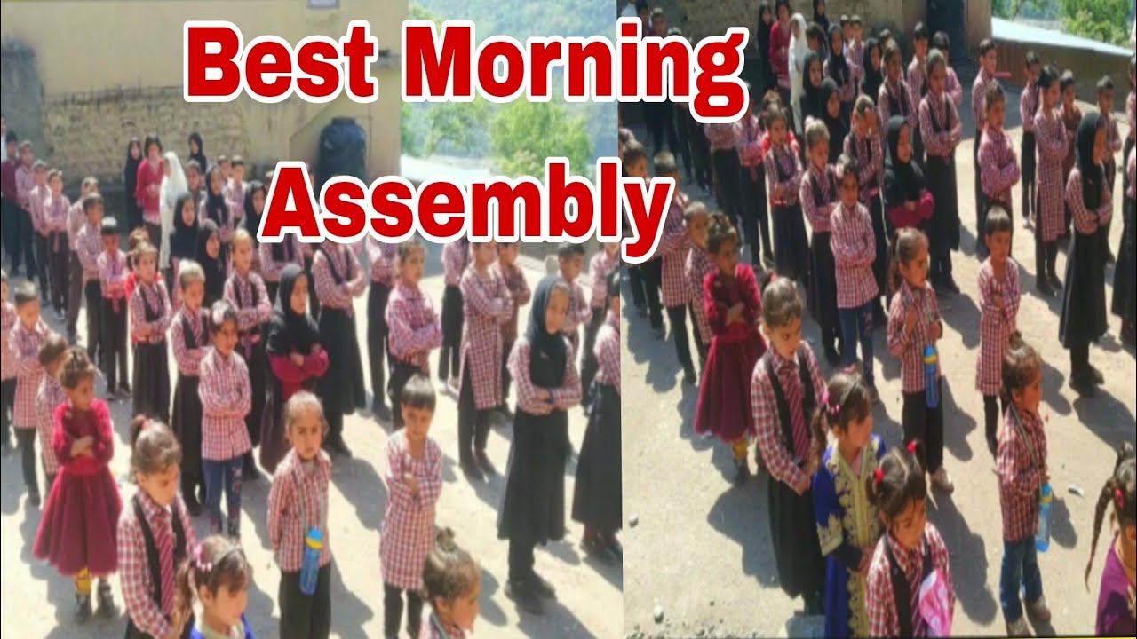 Morning Assembly Best Assembly tution teacher - YouTube