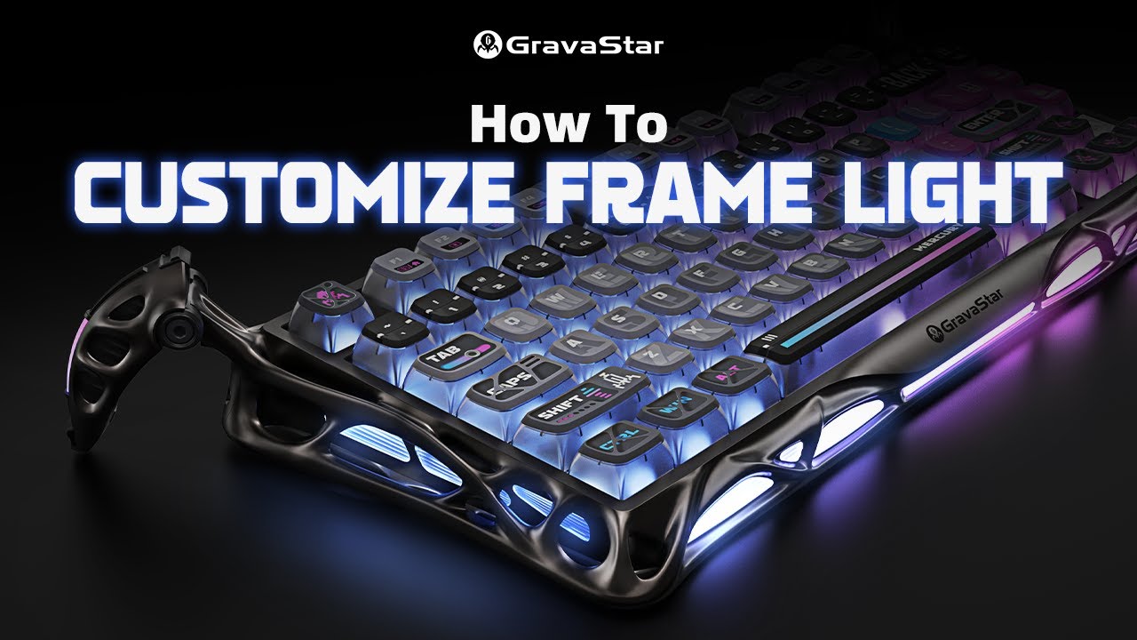 Tutorial | How to Customize Frame Light of GravaStar Mercury Mechanical ...