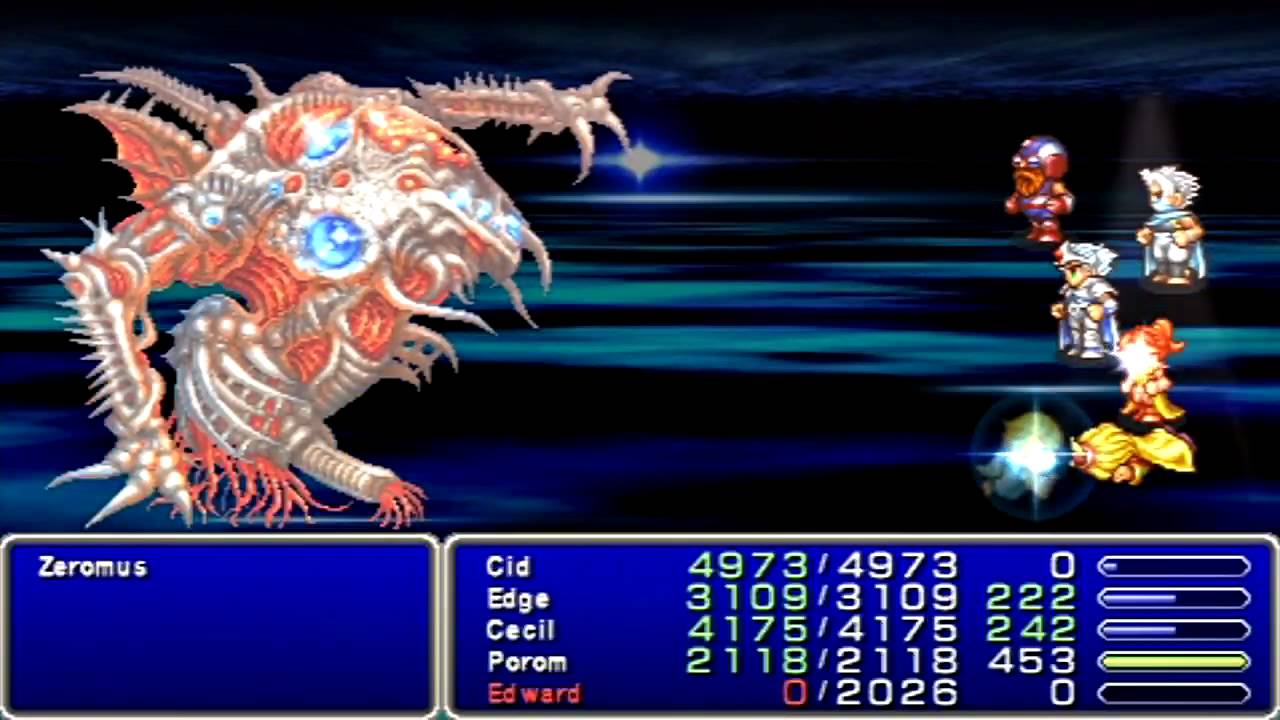 Let's Play Final Fantasy IV COMPLETE #56 - Zeromus' Malice - YouTube