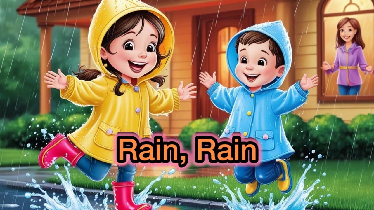 Rain,rain go away | Nursery rhyme | poem for kids - YouTube