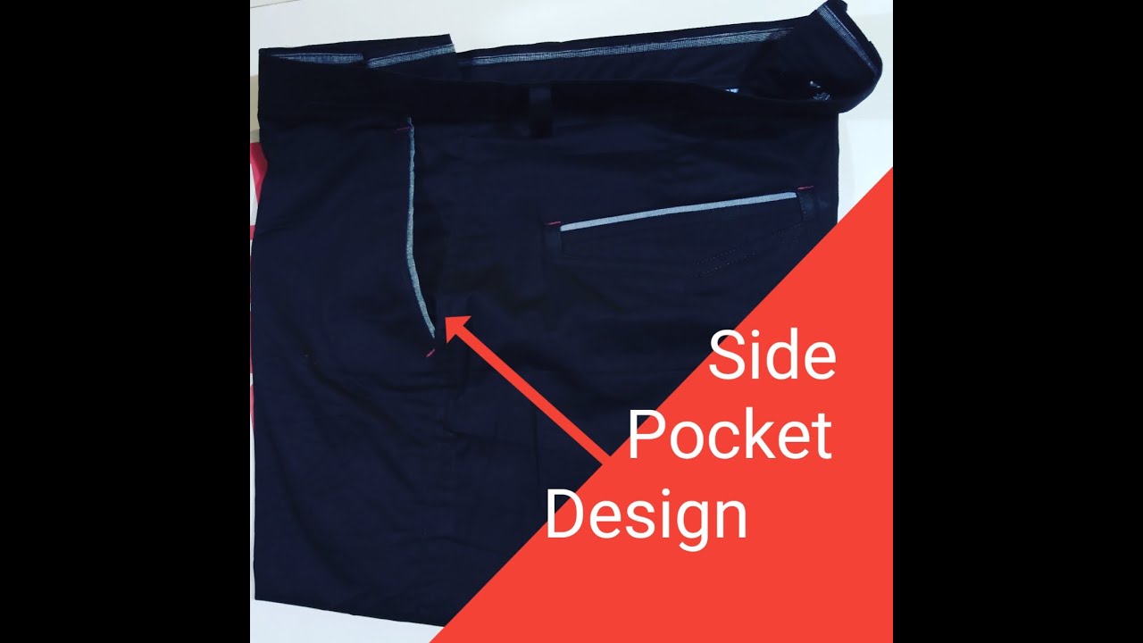How to sew trouser side Pocket - YouTube