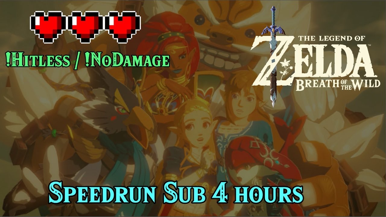 World Record : 3h54m44s - Zelda BotW - All Dungeons - No Damage - No ...