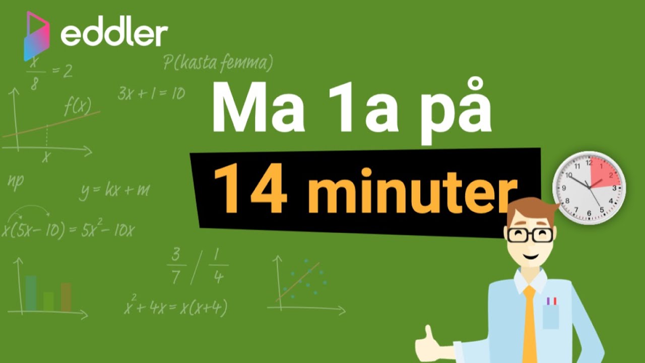 Matte 1a på 14 minuter - YouTube