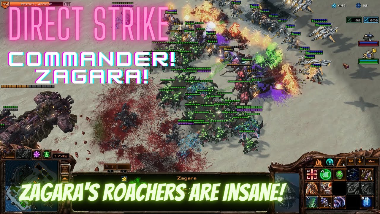 Starcraft 2 Direct Strike Commander Zagara: Zagara's Roachers Are ...
