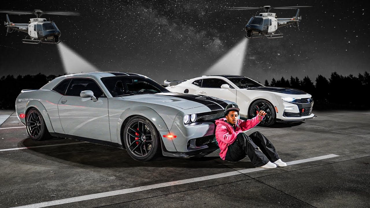 I WENT ON A HIGH SPEED CHASE IN MY SCAT PACK... - YouTube