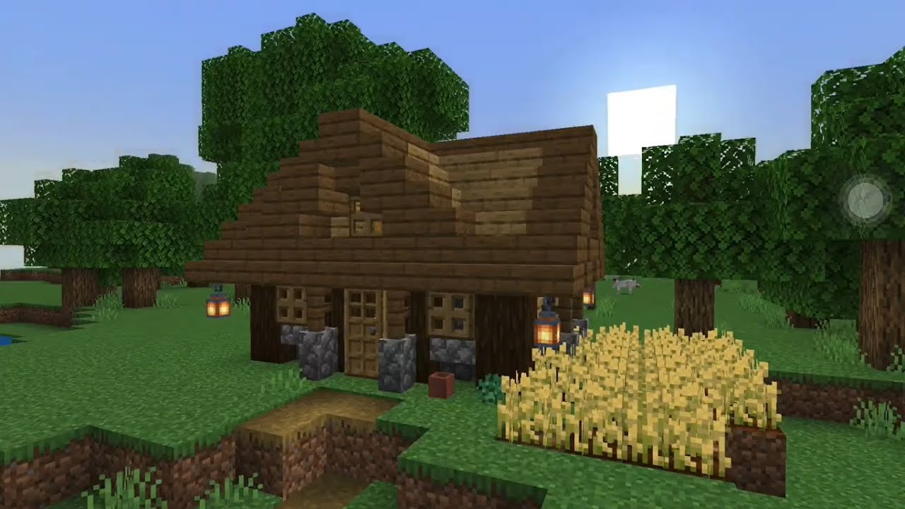 Minecraft: - Casa simples para começo de survival - Tutorial - YouTube