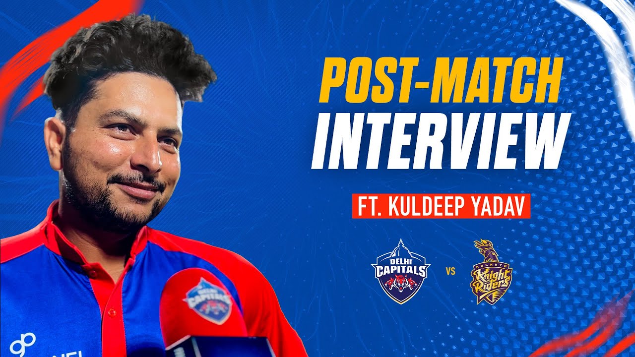 Post-Match Interview ft. Kuldeep Yadav | IPL 2023 | DC vs KKR - YouTube