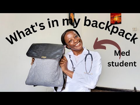 what's in my backpack | clinical rotations essentials for med students ...