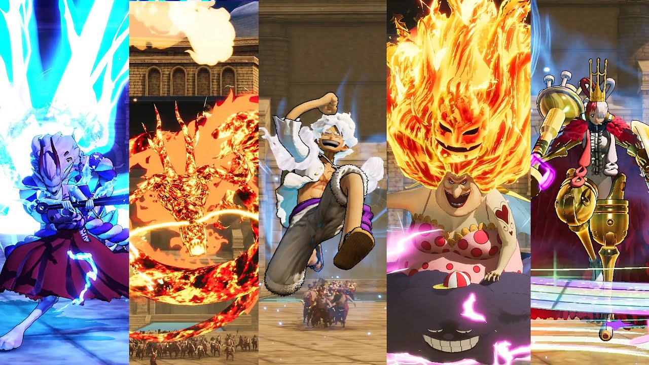 One Piece Pirate Warriors 4 - All Transformations & Ultimate Attacks ...