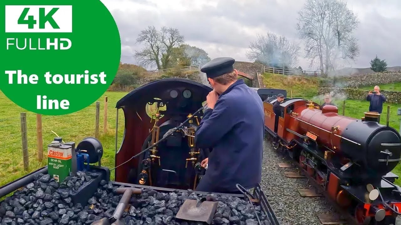 A Front-Row Journey on the Ravenglass and Eskdale Railway On River Irt ...