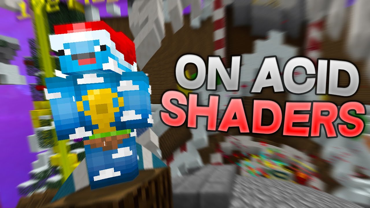 Ranked SkyWars with ACID SHADERS - YouTube
