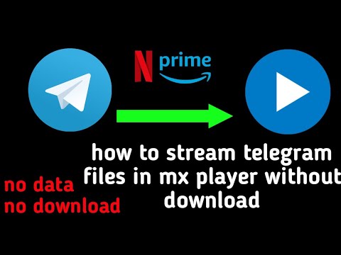 How To Stream Telegram Video Files In Mx Player Without Download