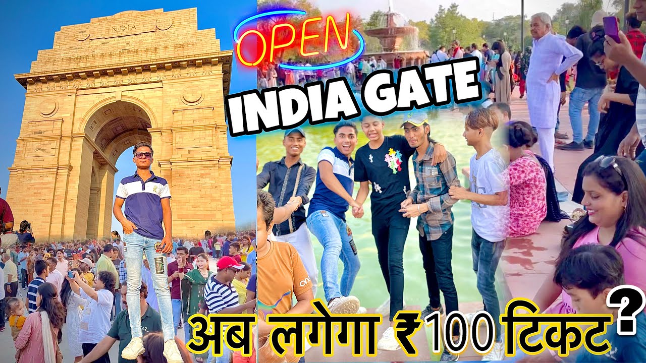 INDIA GATE 2022 - DELHI, New Look | खुलते ही पहुँची 😱 करोड़ों लोगों ...