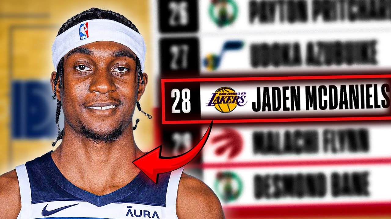What Happened to the 27 Players Drafted Before Jaden McDaniels - YouTube