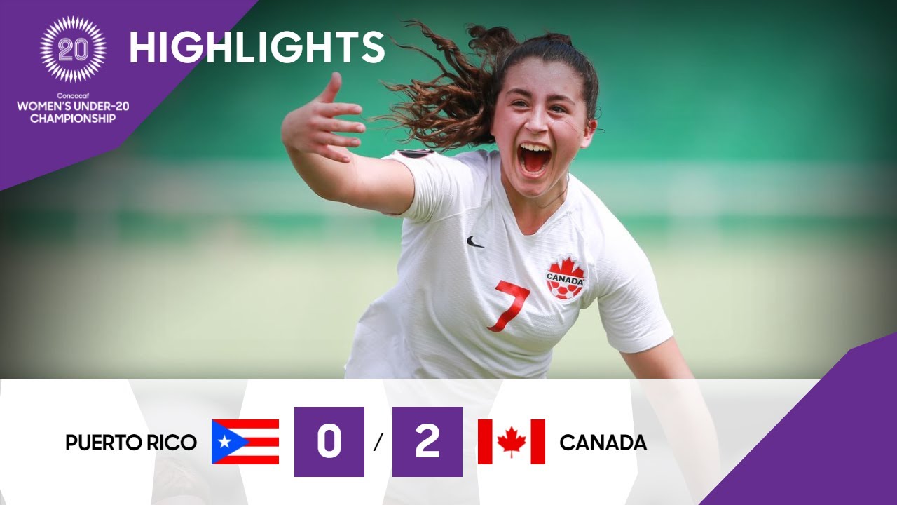 Concacaf Womens Under-20 Championship | 2022 Highlights: Puerto Rico vs ...