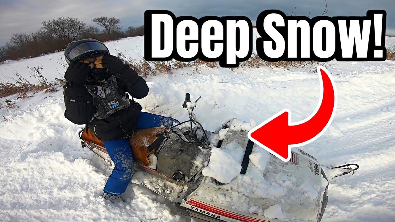 We Took OLD & NEW Snowmobiles In DEEP Snow - Will They SURVIVE? - YouTube