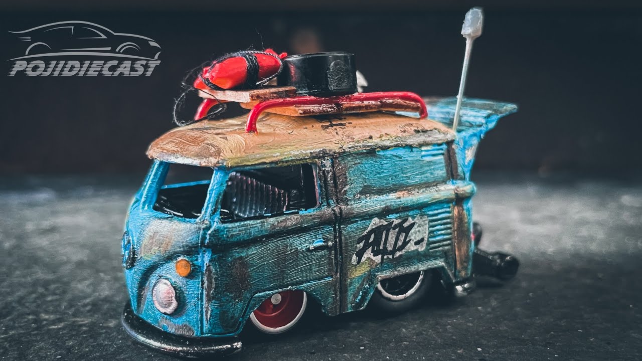 Hotwheels custom: Rusty Dirty Minion Kool Kombi (Volkswagen Kombi ...