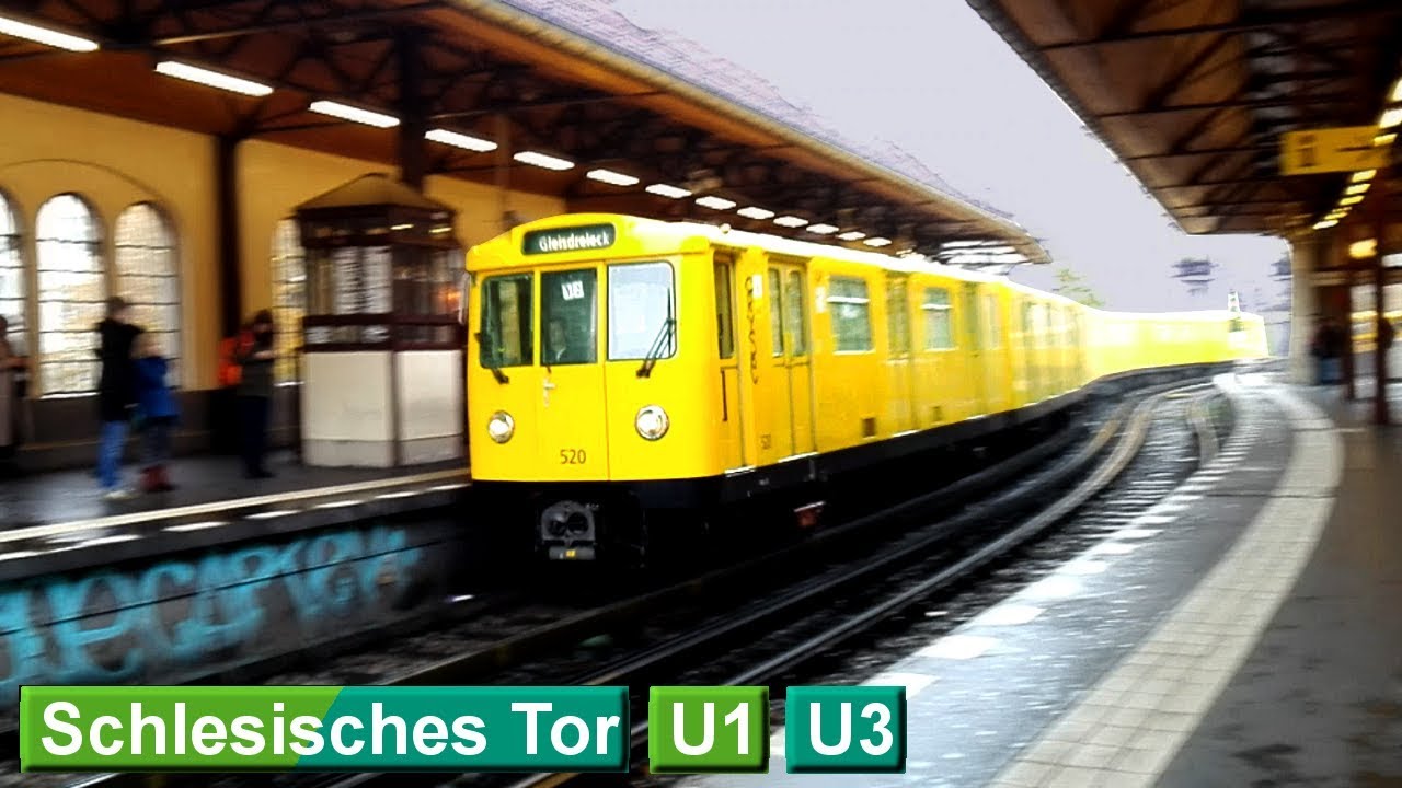 Schlesisches Tor U1 - U3 : U-Bahn Berlin ( BVG A3L71 - A3L92 ) - YouTube