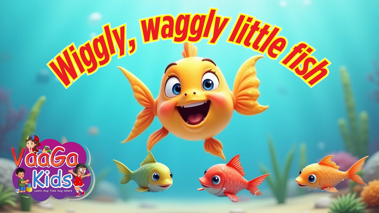 Wiggly, waggly little fish | Vaaga kids - YouTube