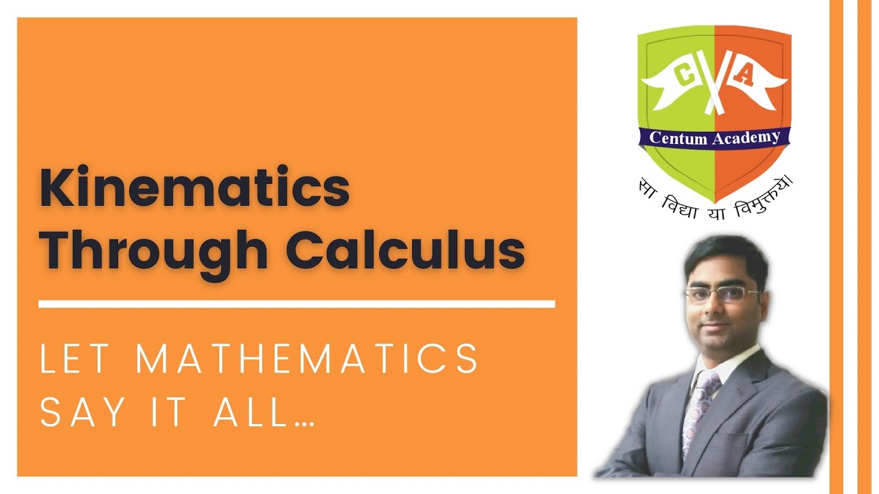 Kinematics through calculus - I : Position Vector to Velocity - YouTube