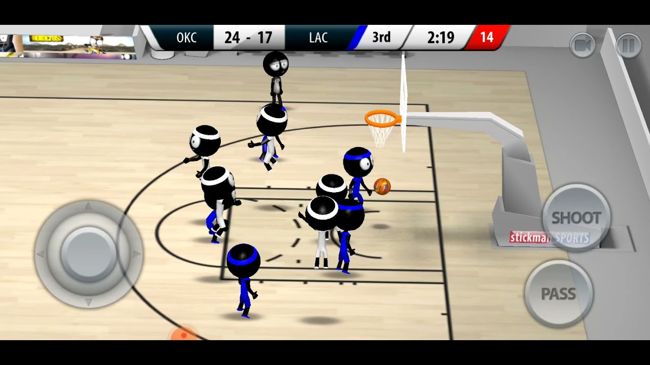game 3 of the stickman basketball series - YouTube