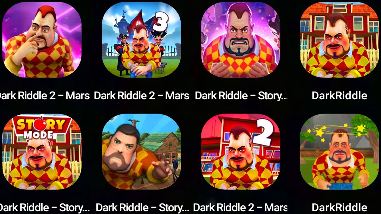 Dark Riddle HALLOWEN vs Dark riddle 2 Story vs Dark Riddle 12.0 vS Game ...