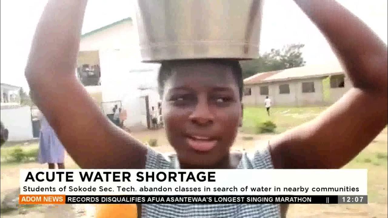 Acte Water Shortage: Student of Sokode Sec. abandon classes in search of water in nearby ...