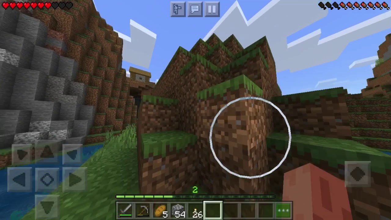 Playing Minecraft For The First Time On Phone!! (GamePlay) - YouTube