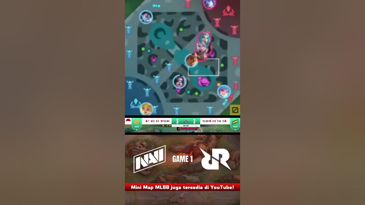 [Mini Map] NAVI vs RRQ - Game 1 - Week 1 Day 1 - Regular Season - MPL ID S15 - YouTube