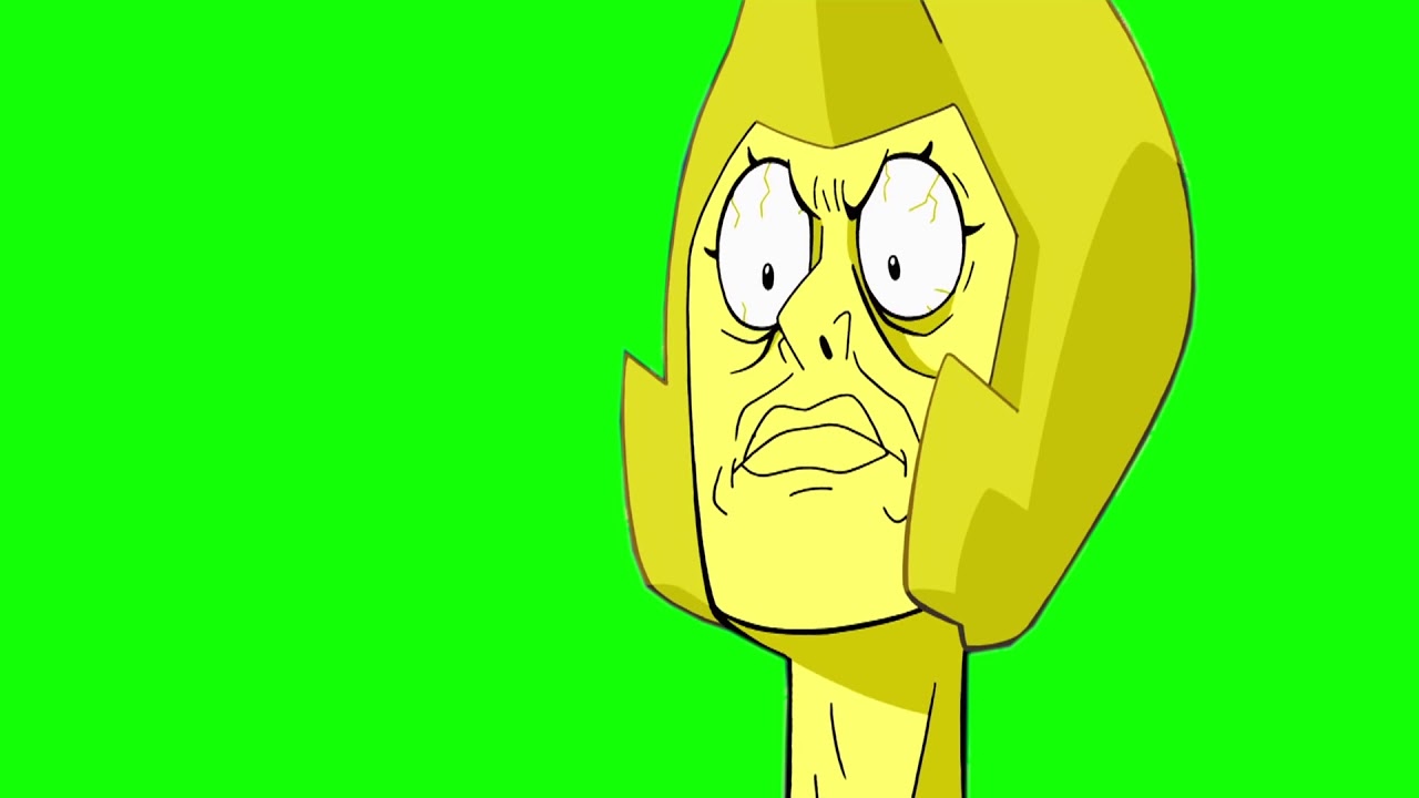 Yellow Diamond's Face - Green Screen (Steven Universe) - YouTube