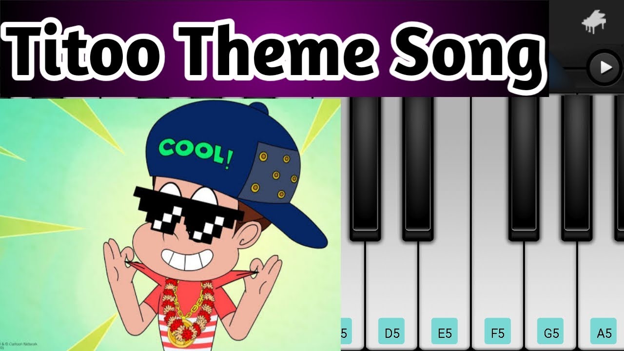Titoo Theme Song Piano Tutorial || Kids Cartoon || Piano Finger Master ...