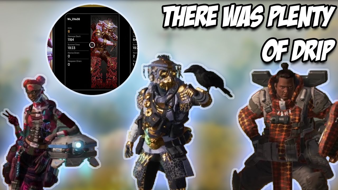 THIS GAME HAD PLENTY OF DRIP APEX LEGENDS GAMEPLAY - YouTube