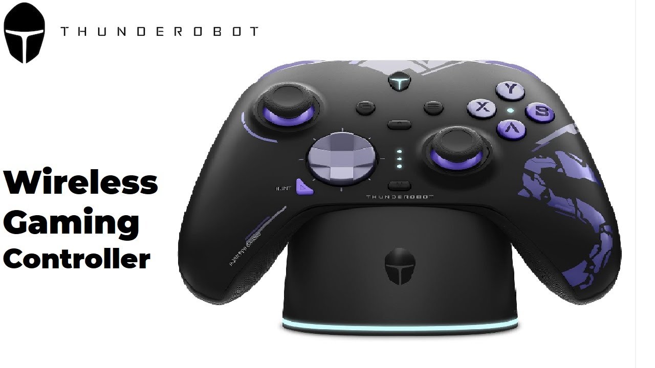 Thunderobot G80 1000HZ Wireless Gaming Controller - YouTube