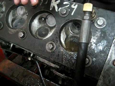 Prueba Hidráulica culata Mazda F2 - YouTube