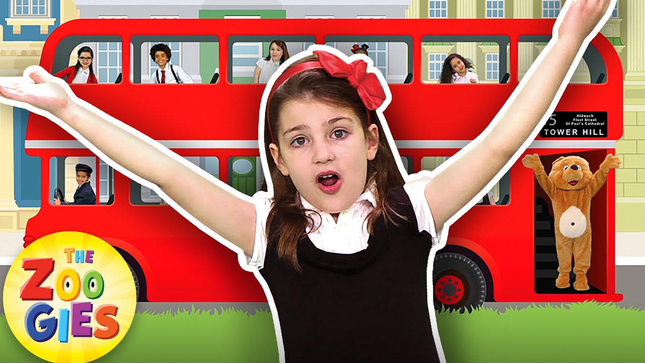 The Zoogies - The Wheels on the Bus in England | #BabyWalrus Nursery ...