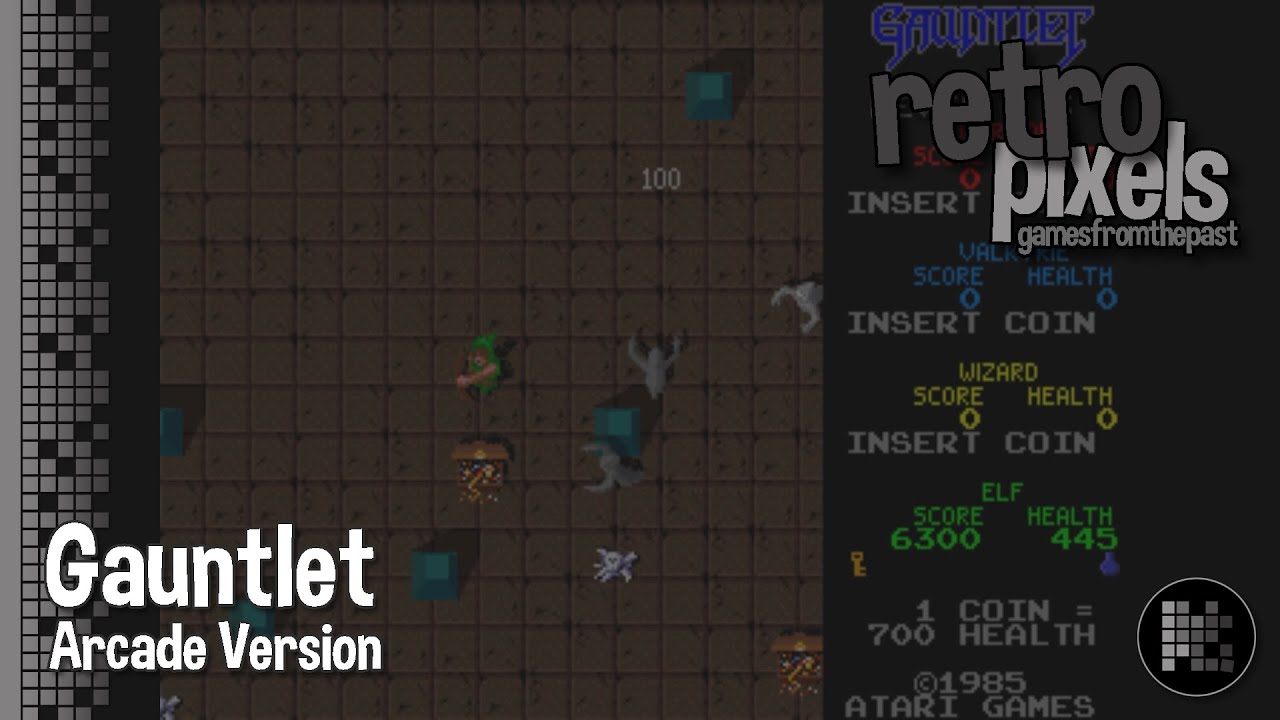Retro Pixels! - Gauntlet - Arcade - YouTube