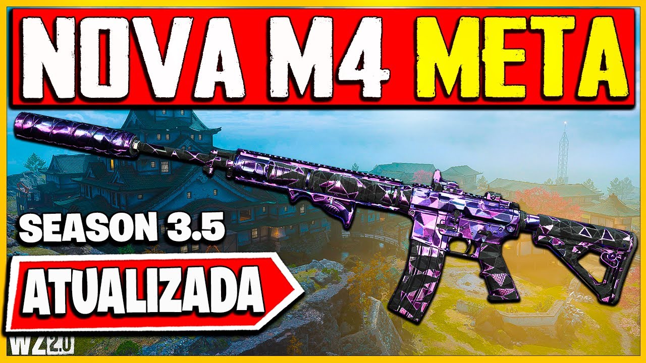 NOVA CLASSE M4 META WARZONE 2.0 SEASON 3 RELOADED! MELHOR CLASSE M4 ...